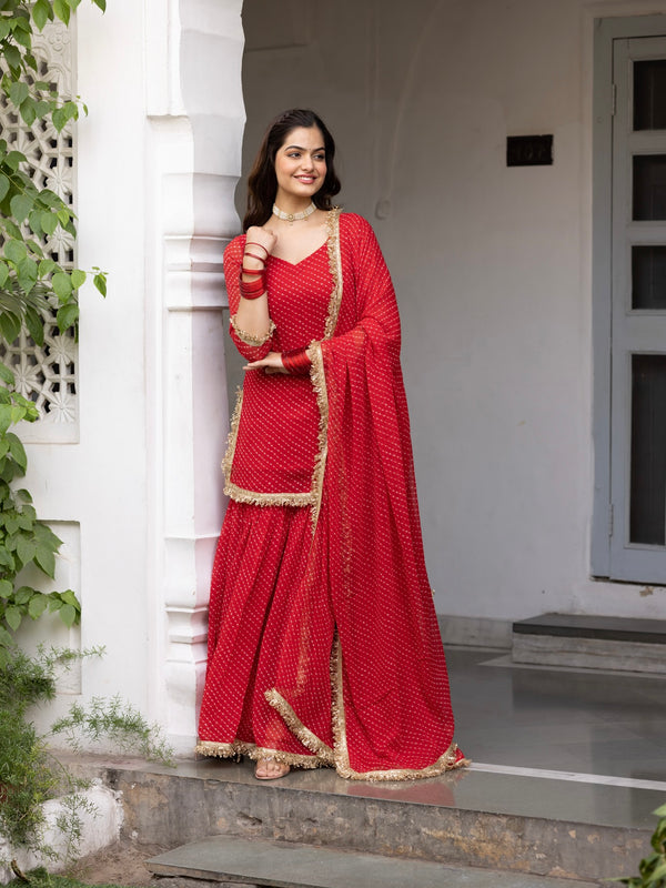 Pehno'Sa Devsena Sharara Set – OneWe India