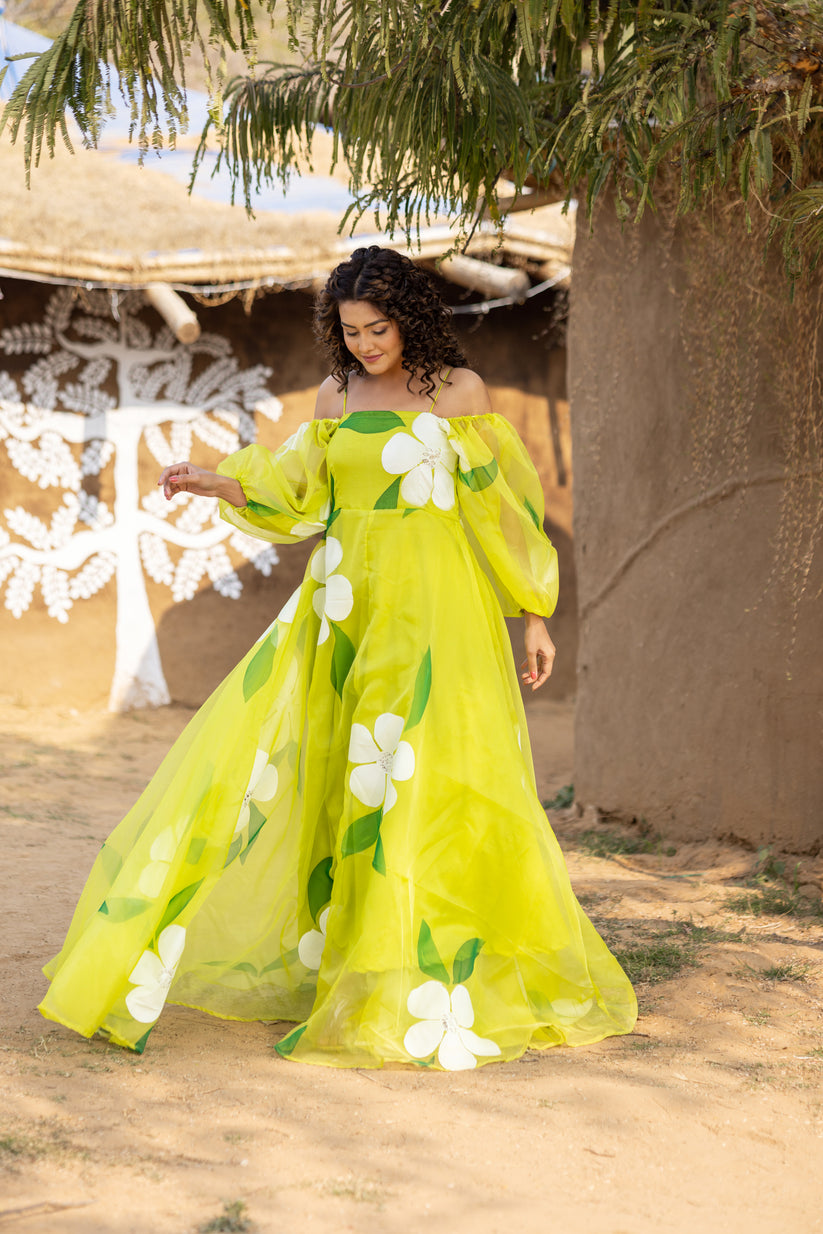 Isabelle Handpaint Dress – OneWe India