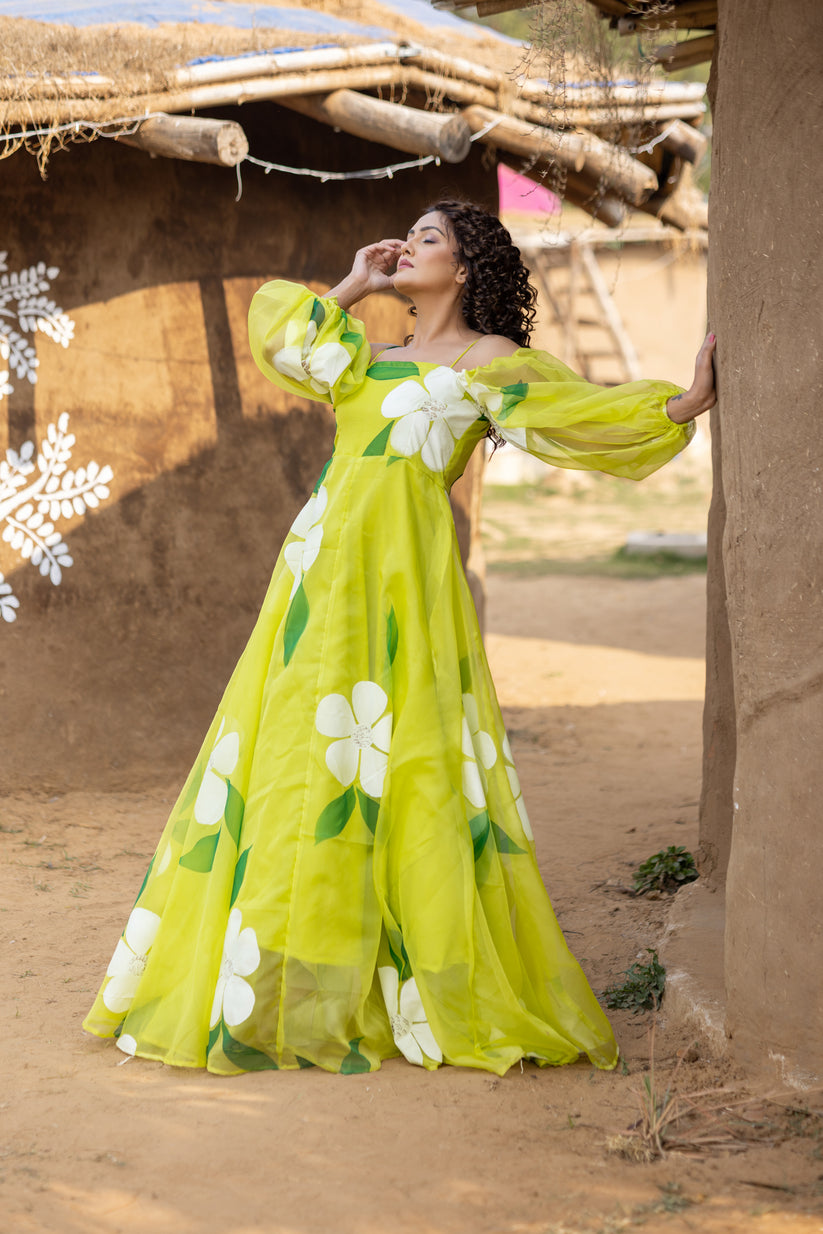 Isabelle Handpaint Dress – OneWe India